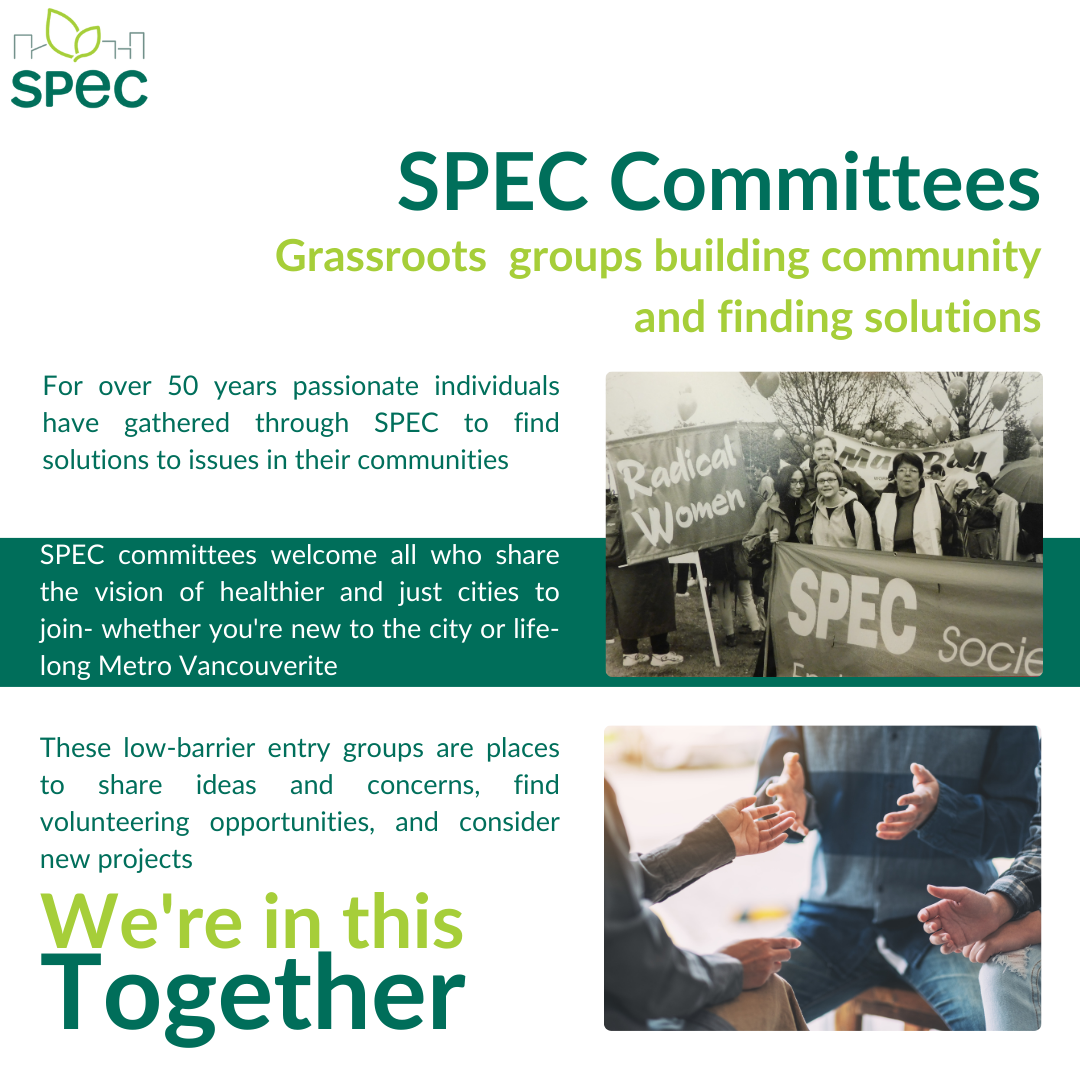 SPEC Committees: Grassroots Groups Building Community - SPEC